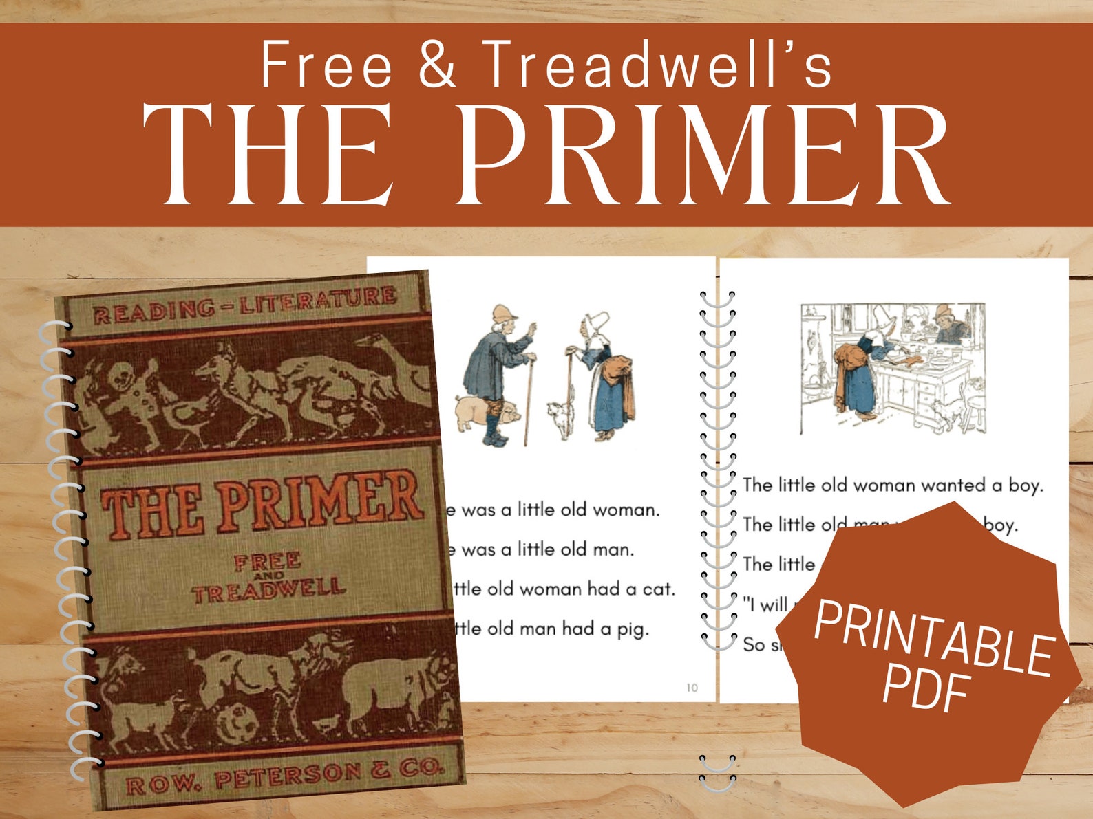Free and Treadwell Primer - PRINTABLE PDF - Original Text and ...