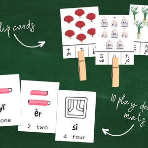 Learn Numbers in Mandarin Chinese - Printable Learning Pack *digital ...