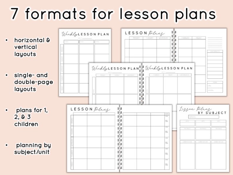 ULTIMATE Homeschool Planner 100% Editable & Dozens of Layouts digital ...