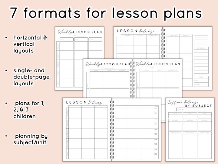 ULTIMATE Homeschool Planner 100% Editable & Dozens of Layouts digital ...