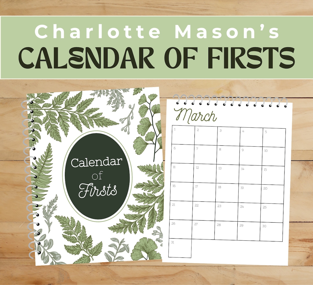 Calendar of Firsts - Charlotte Mason Nature Study and Observation - Etsy