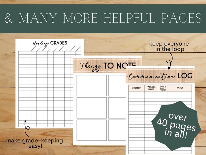 Editable Maternity Leave Binder for Teachers + Long Term Substitute ...