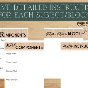 Editable Maternity Leave Binder for Teachers + Long Term Substitute ...