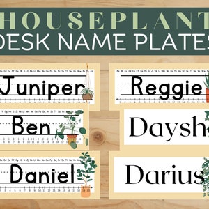 Boho Plant Theme Classroom Decor BUNDLE - Houseplant Classroom - Etsy