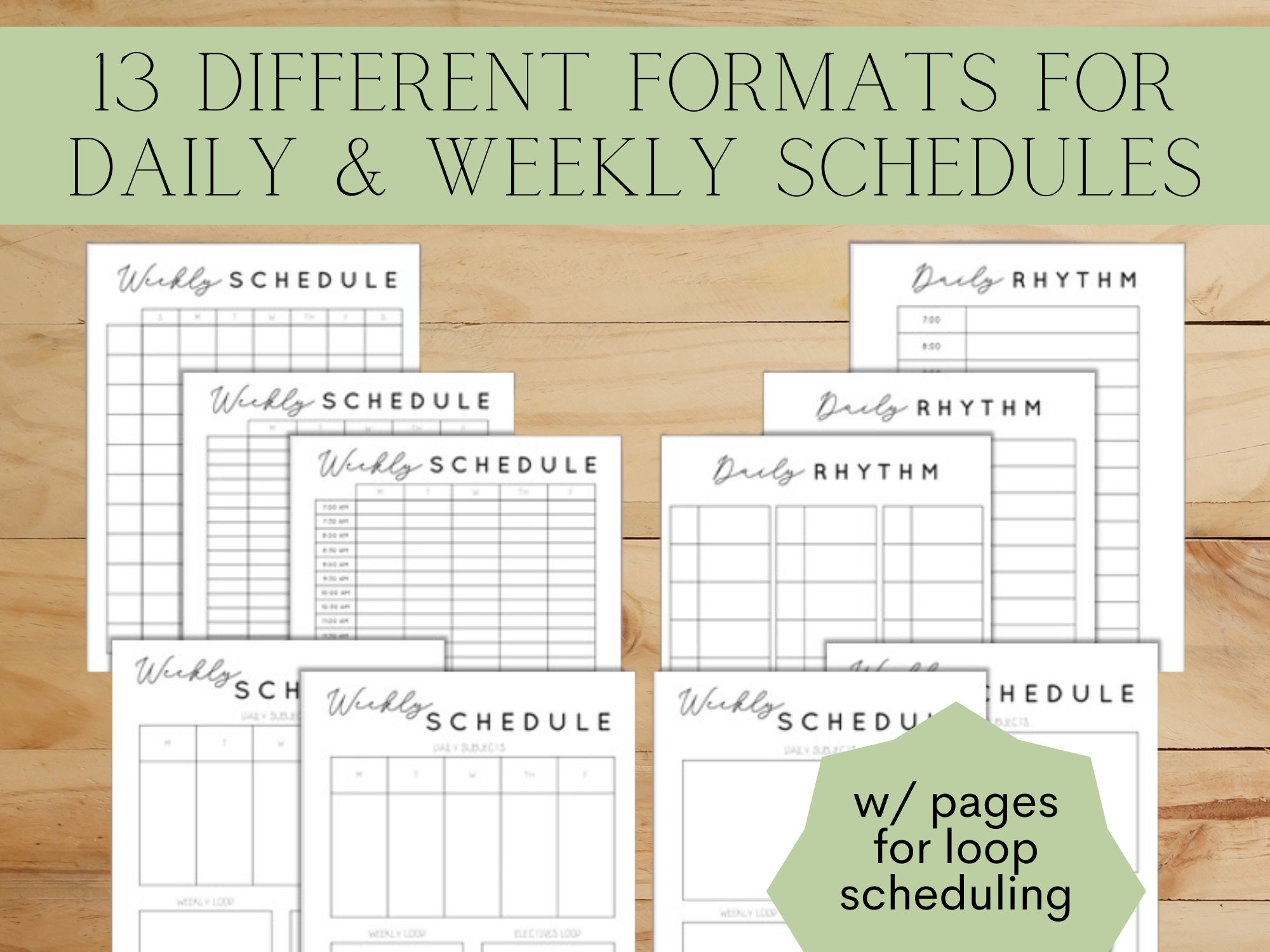 Editable Homeschool Planner for 2023-2024 - Dozens of Layouts for ...