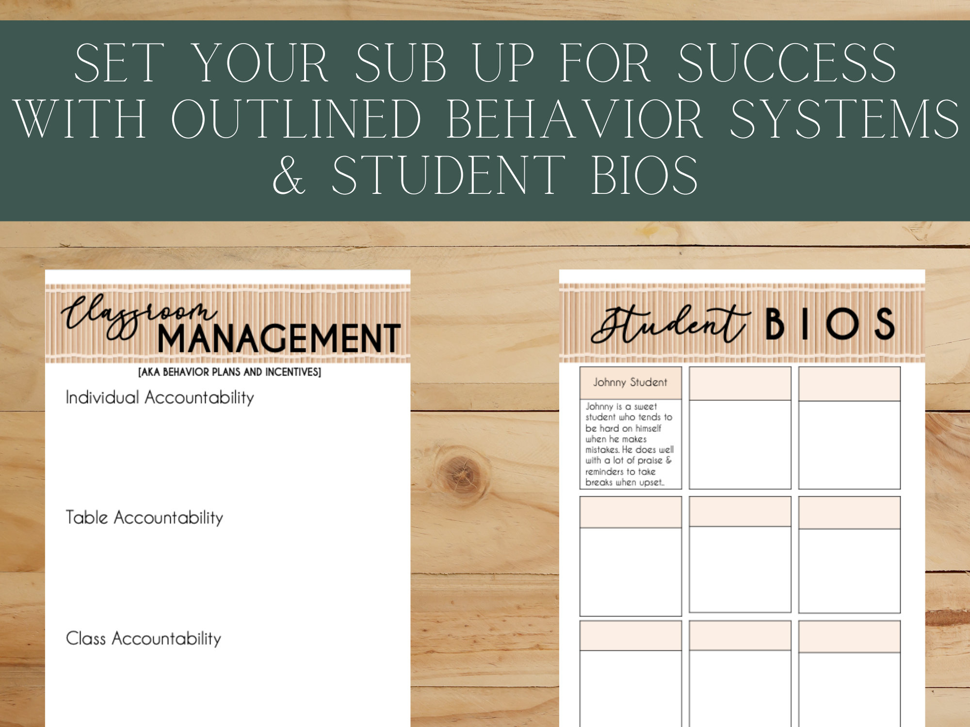 Editable Maternity Leave Binder for Teachers + Long Term Substitute ...