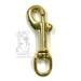 10mm Brass Swivel Snap Clip-heavy Duty for Pet Leash or Dog Show Lead ...
