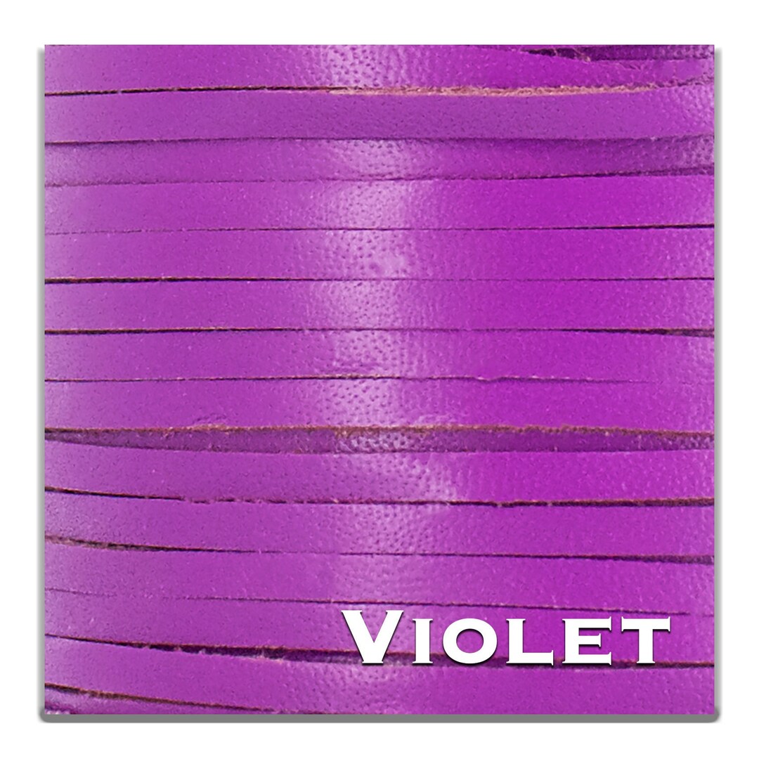 Kangaroo Leather Lace-over 300 Colors!--birdsall Tannery-violet ...