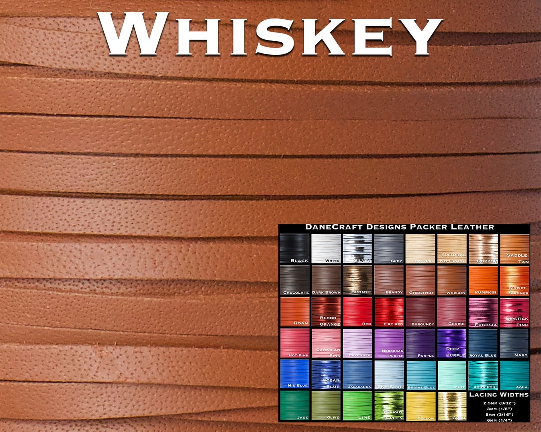 Danecraft Kangaroo Leather Lace-over 300 Colors & 6 Widths!--packer ...