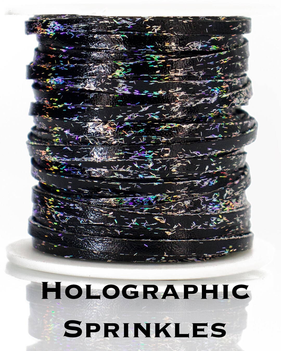 Kangaroo Leather Lace-danecraft Custom Color-holographic SPRINKLES - Etsy