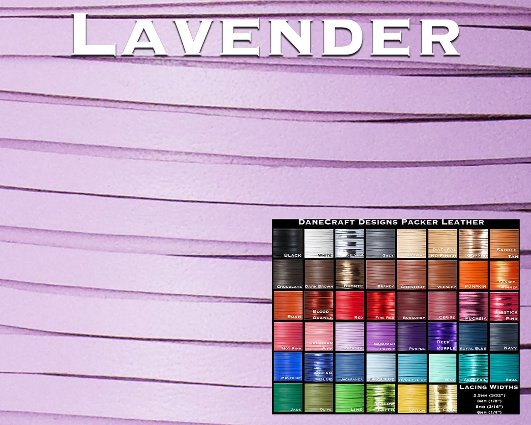 Kangaroo Leather Lace-over 200 Colors-leather Lacing, Buckstitching ...