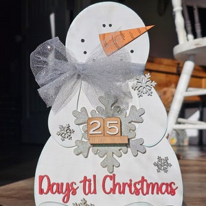 Snowman Countdown, Christmas Countdown, Snowman, Christmas, Countdown ...