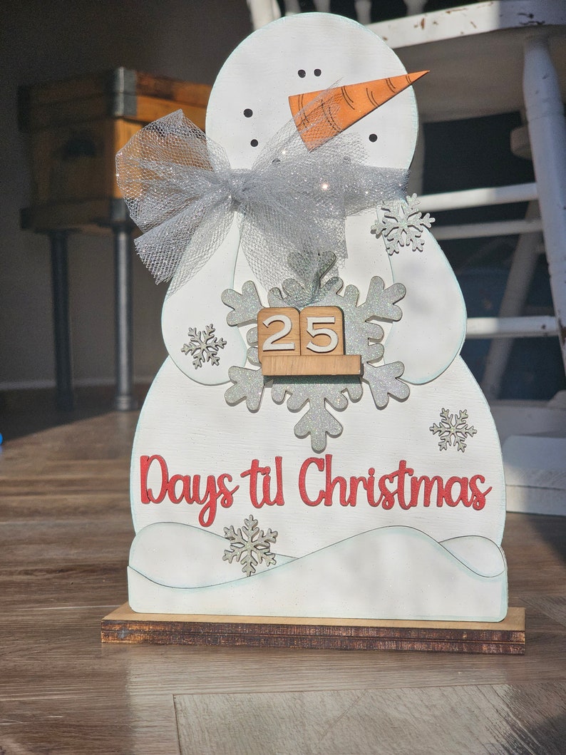 Snowman Countdown, Christmas Countdown, Snowman, Christmas, Countdown ...