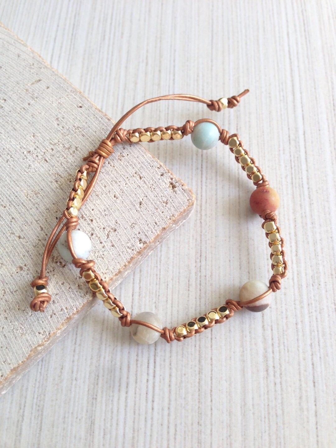 Beaded Bracelets,marble Beaded Bracelets,dainty Bracelets,boho ...