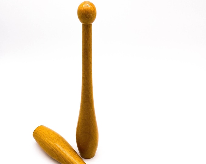 Wooden Juggling Club Vintage Wood Juggler's Pin Clown - Etsy