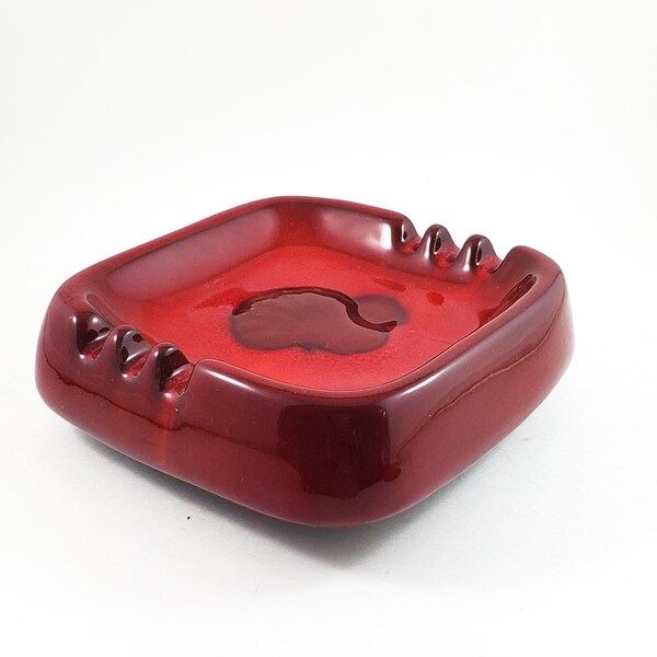 Red Ashtray - Etsy