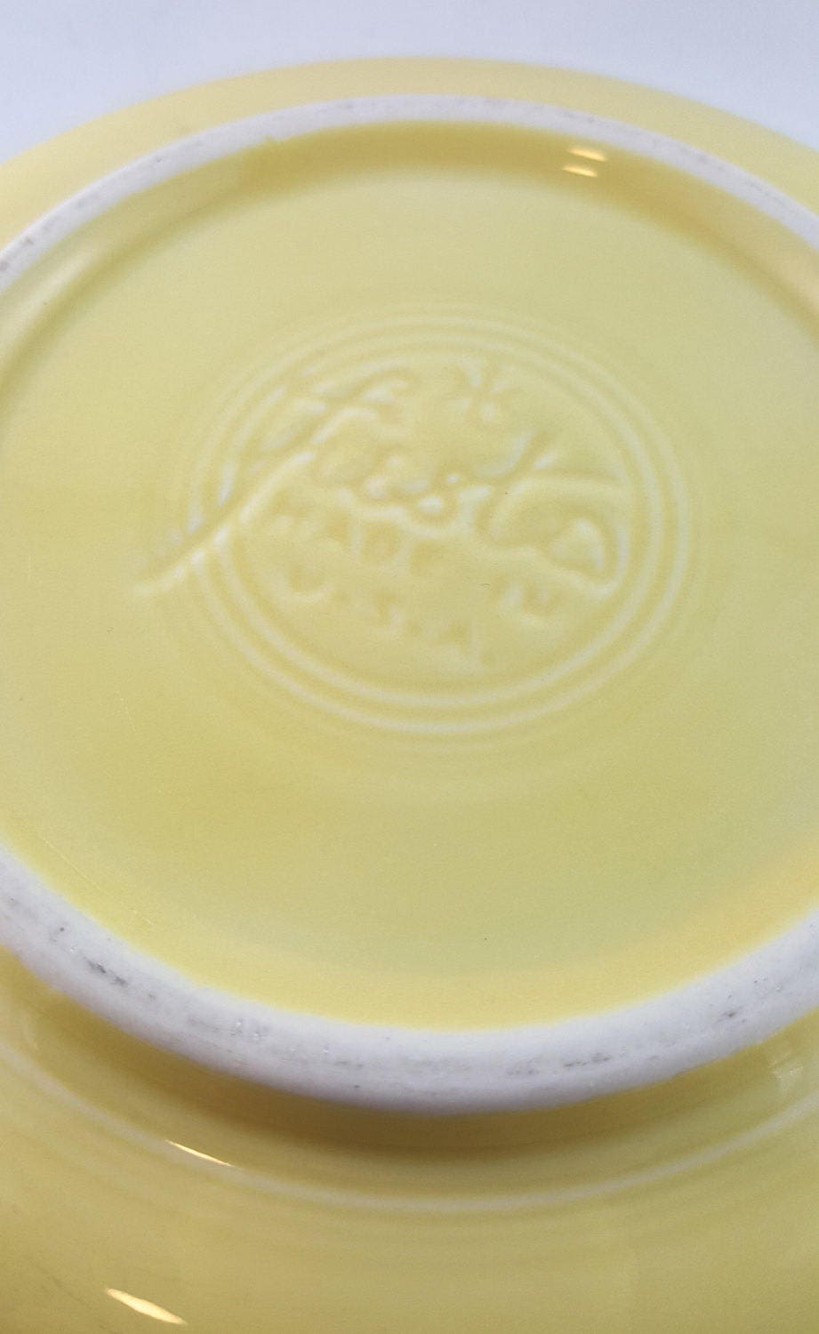 Large Yellow Fiesta Serving Bowl Large Yellow Fiesta Serving Bowl