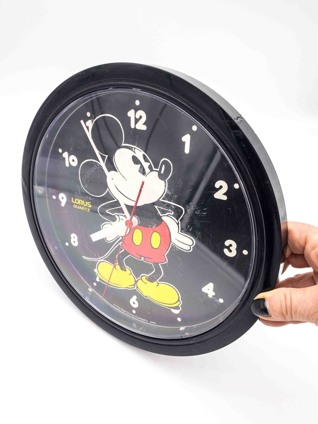 Vintage Collectible Mickey Mouse Wall Clock 1980's - Etsy
