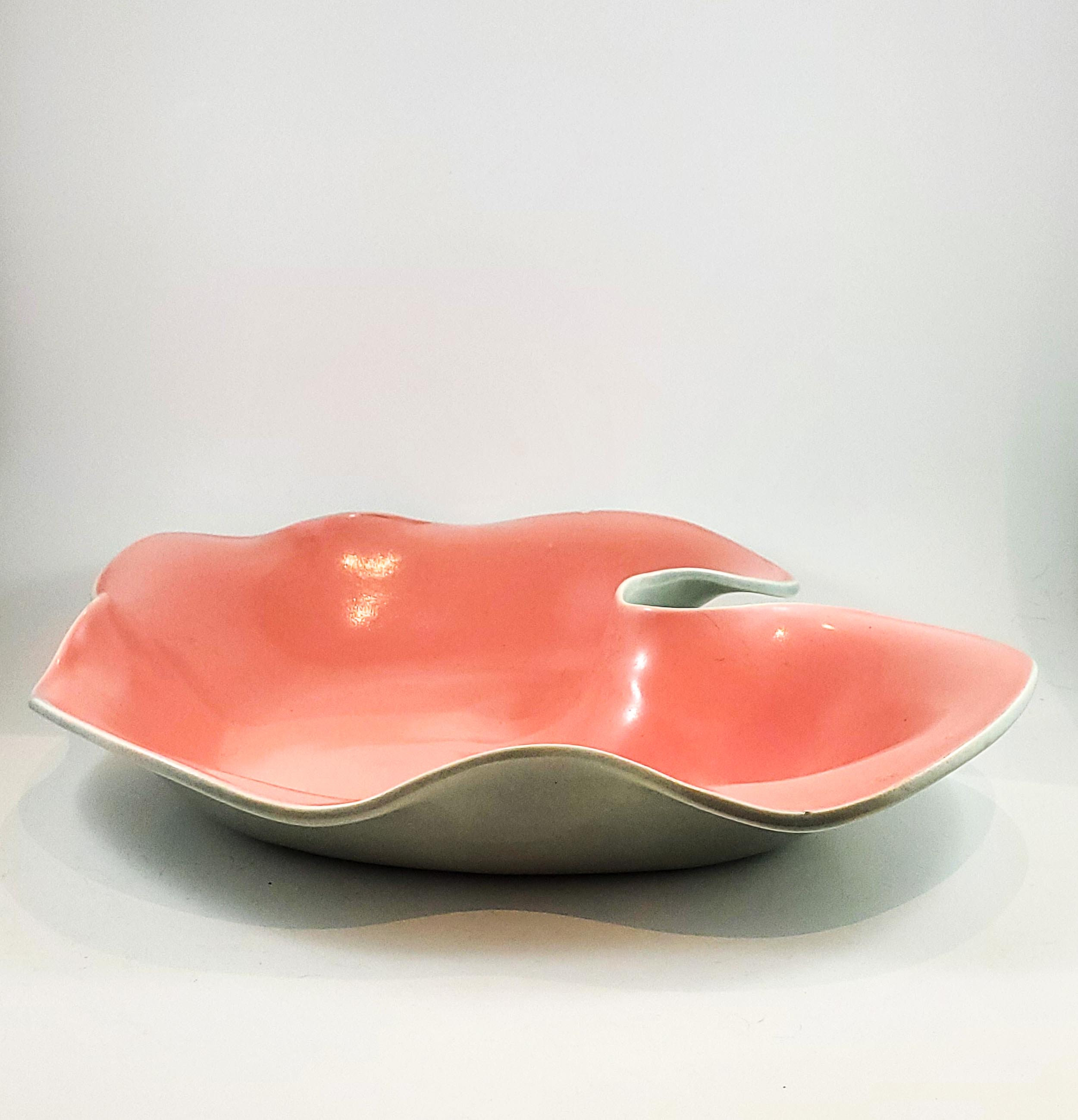 Red Wing Pottery Belle Kogan Amoeba Morphic Dish Model