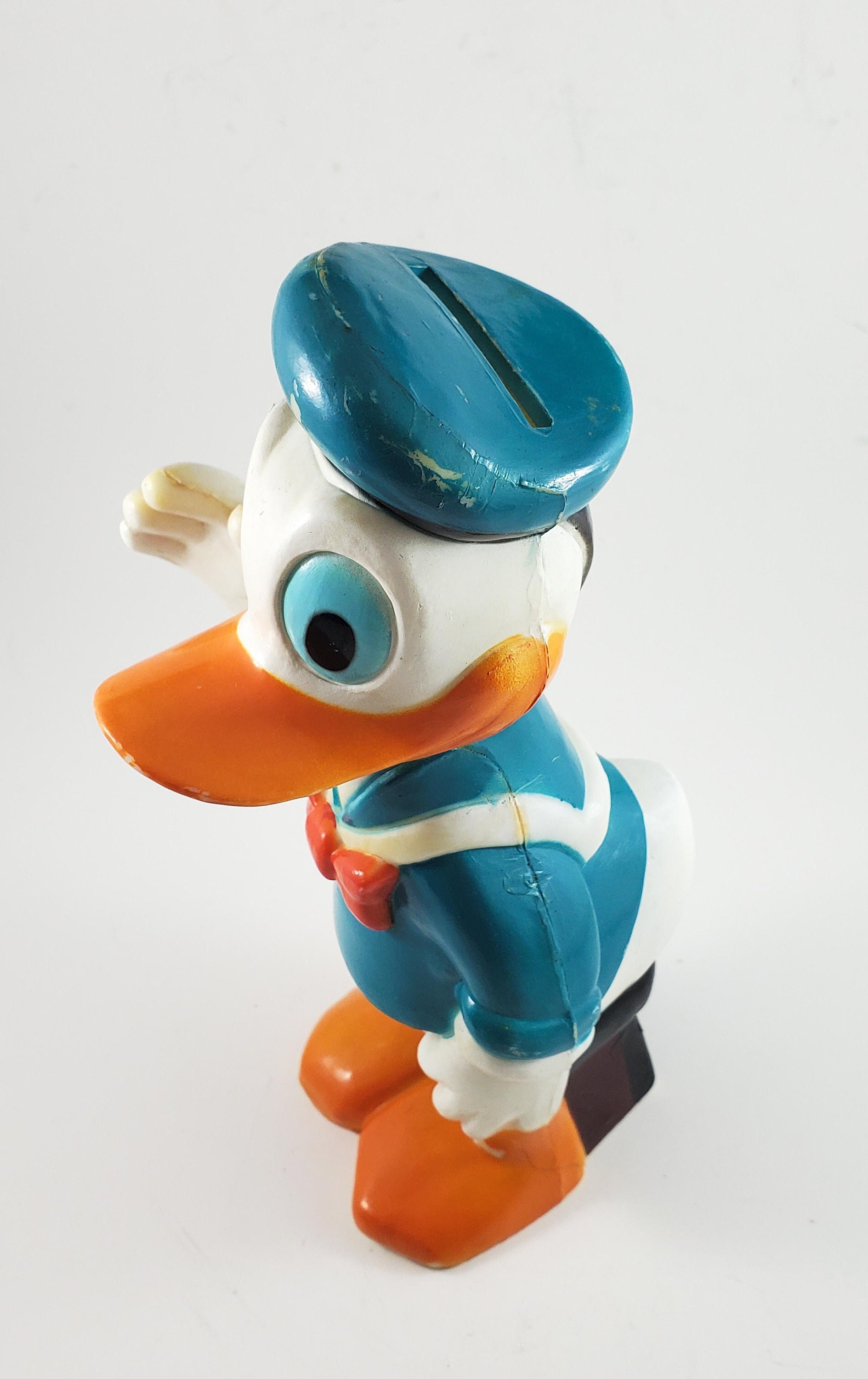 Vintage Walt Disney Donald Duck Piggy Bank Collectibles Art ...