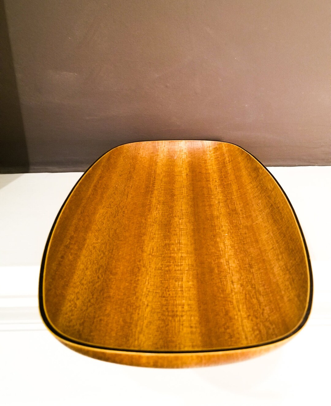 Mid Century Stunning Teak and Laminate Platter - Etsy