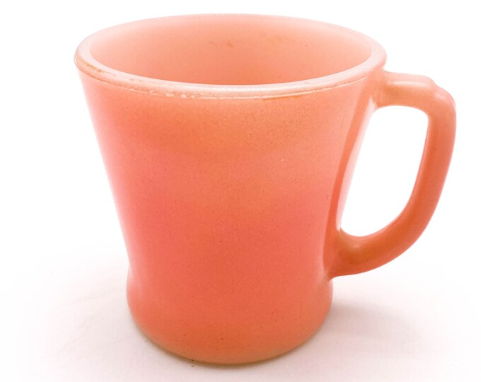 Rare Vintage Pink Fire King Anchor Hocking Jadeite D Handle Mug - Etsy