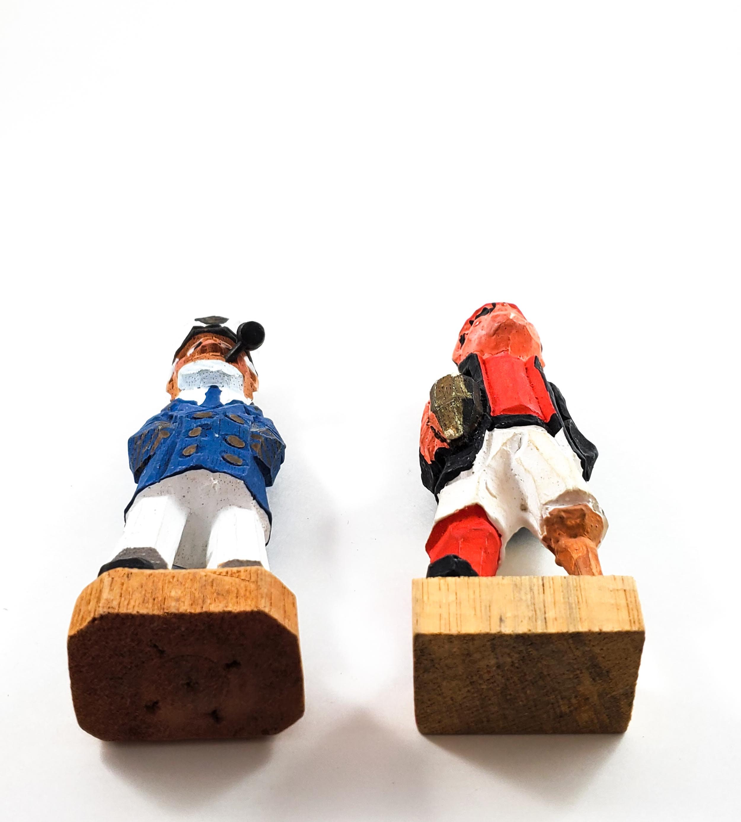 Vintage Audet carved folk figures -Canadian Traditional Quebec Hand ...