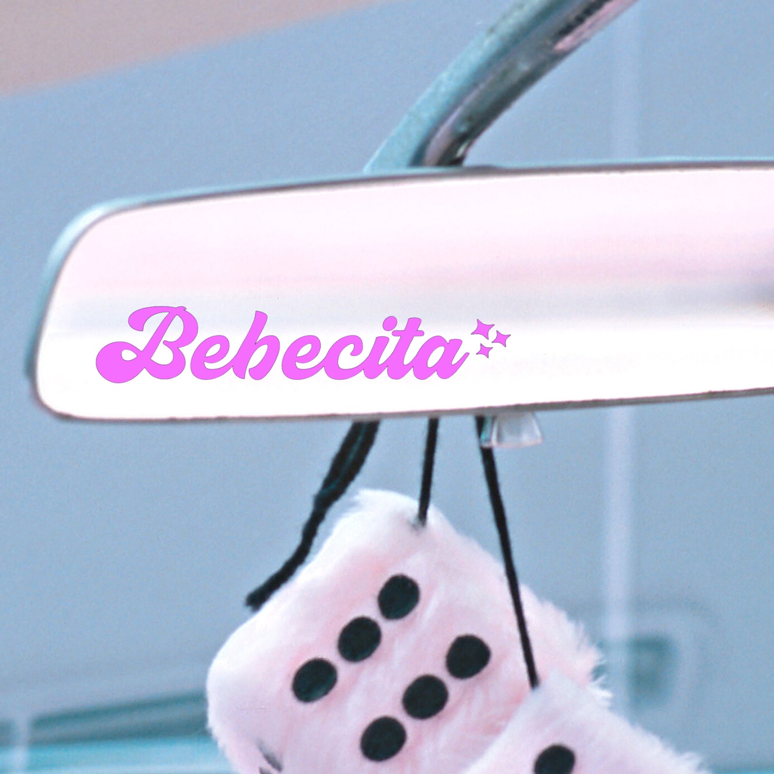 Bebecita Rear Mirror Decal // Car Decal// Mirror Sticker // - Etsy