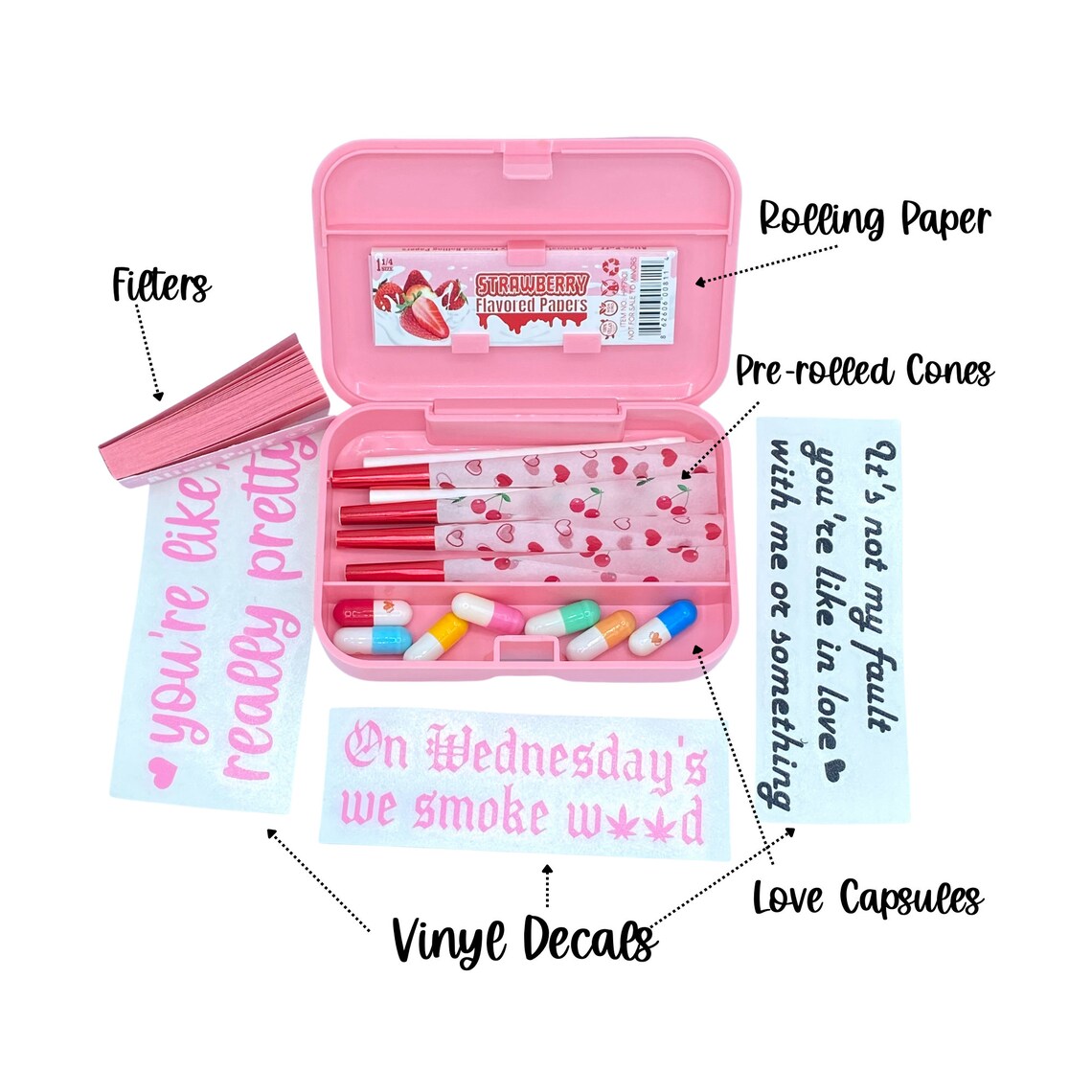 Mean Girls Inspired Stash Box / Discreet Stash Box Smoke Kit - Etsy