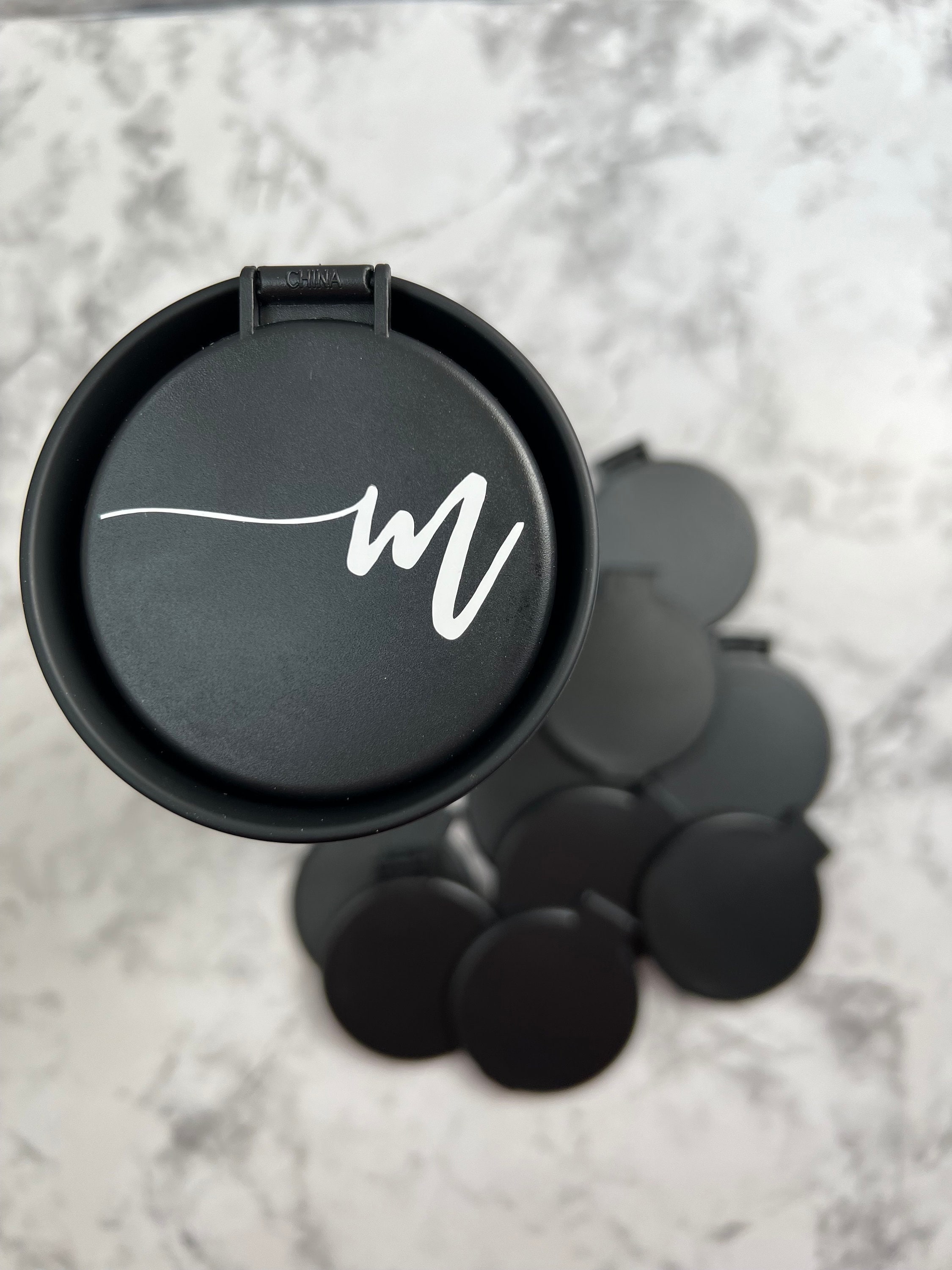 Black Compact Mirror - Small Travel Compact Mirror - Etsy