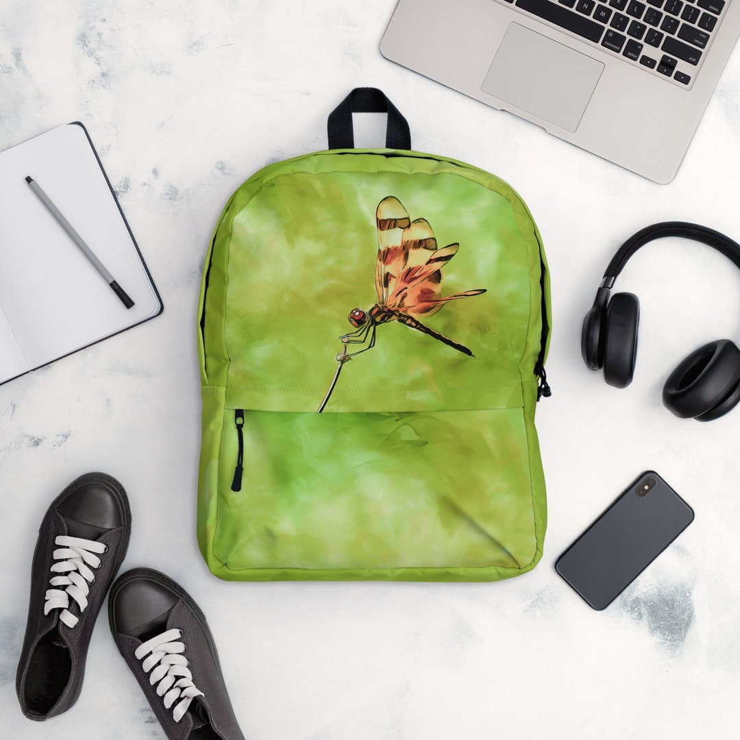 Dragonfly Backpack | Back to School | Laptop Bag - Etsy