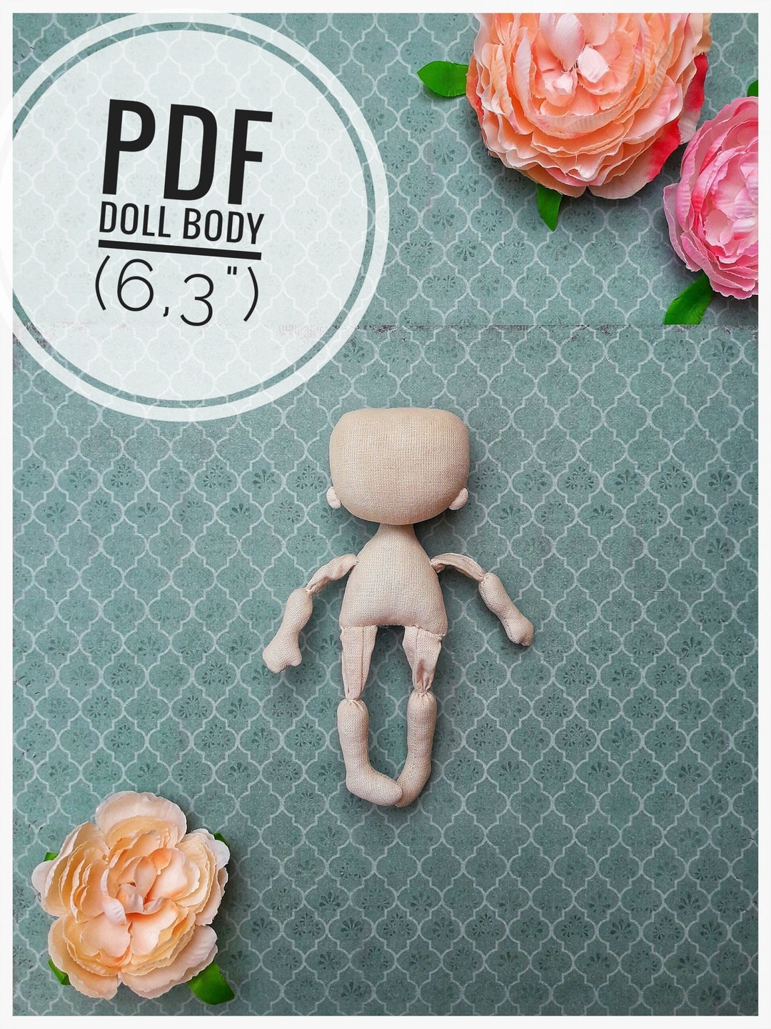 Cloth Doll Pattern, 6.3