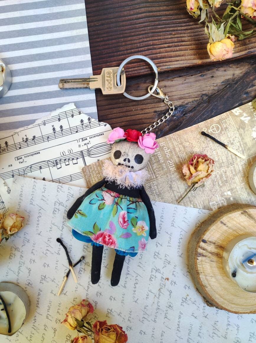Skeleton Rag Doll Keyring PDF Pattern, Mexican Day of the Dead - Etsy