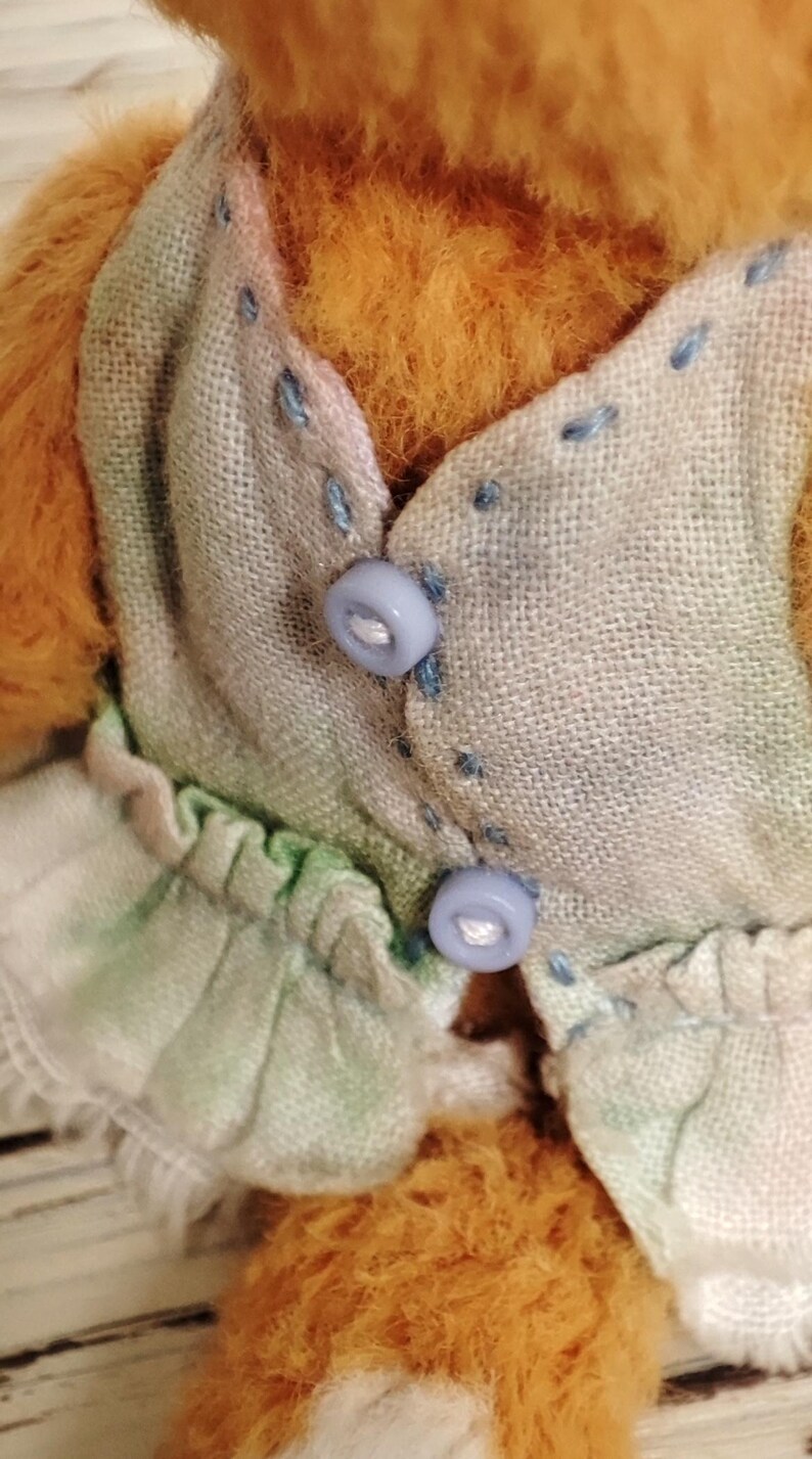 Mini Teddy Fox, German Viscose, Collectible Doll (7.3cm) - Etsy