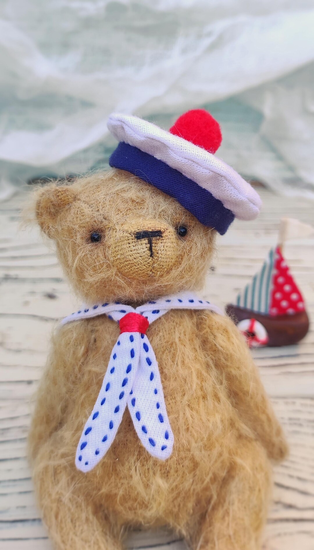 Teddy Bear Little Captain - Etsy