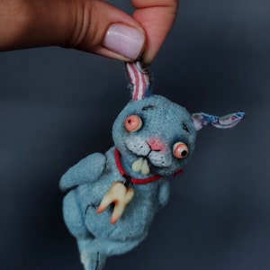 Funny Crazy Zombie Blue Rabbit - Etsy