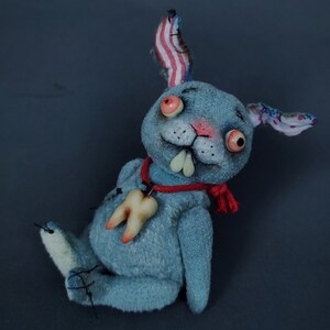 Funny Crazy Zombie Blue Rabbit - Etsy