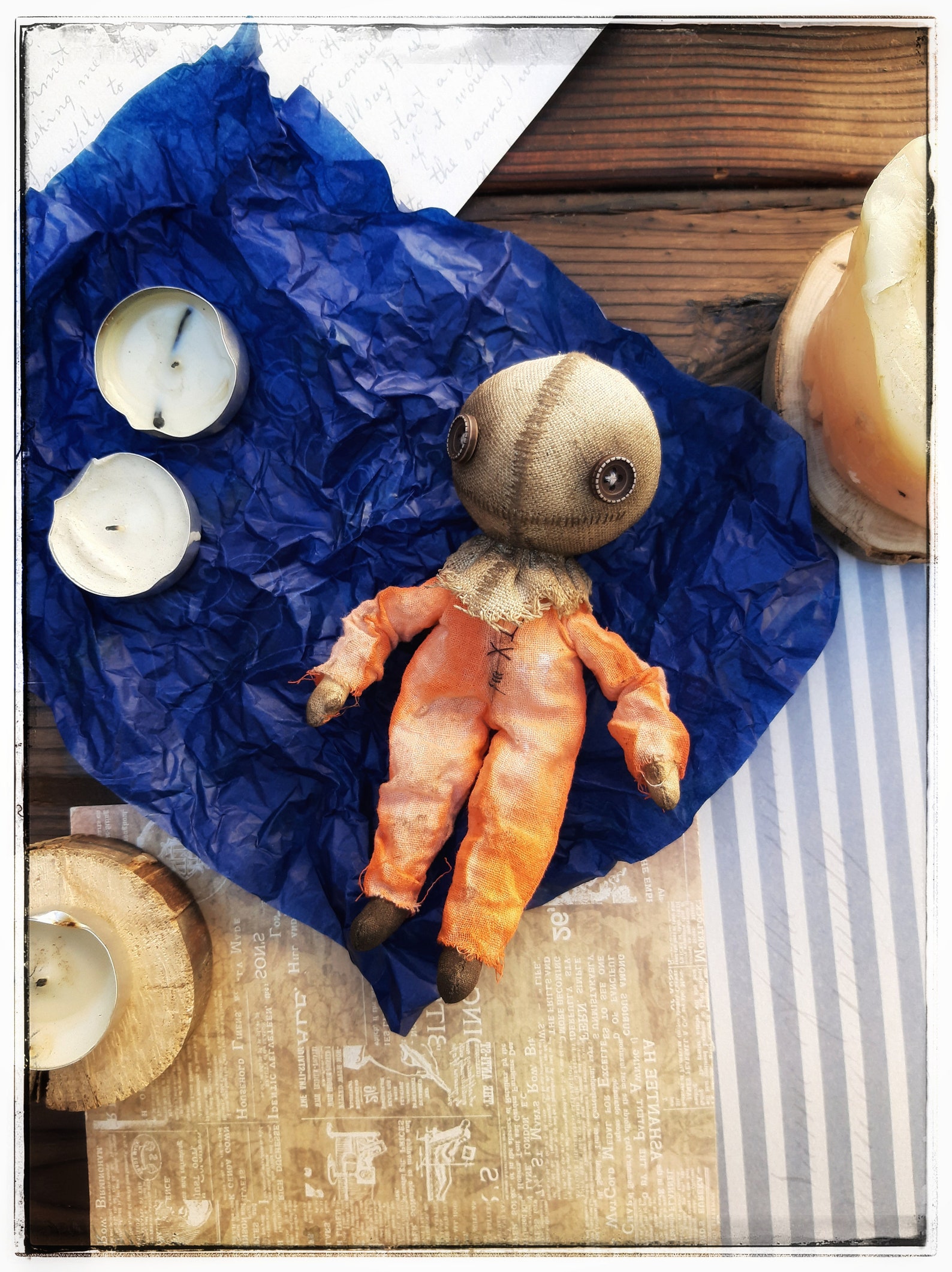 PDF Pattern Pumpkin Manpdf Cloth Voodoo Doll Halloween Rag | Etsy