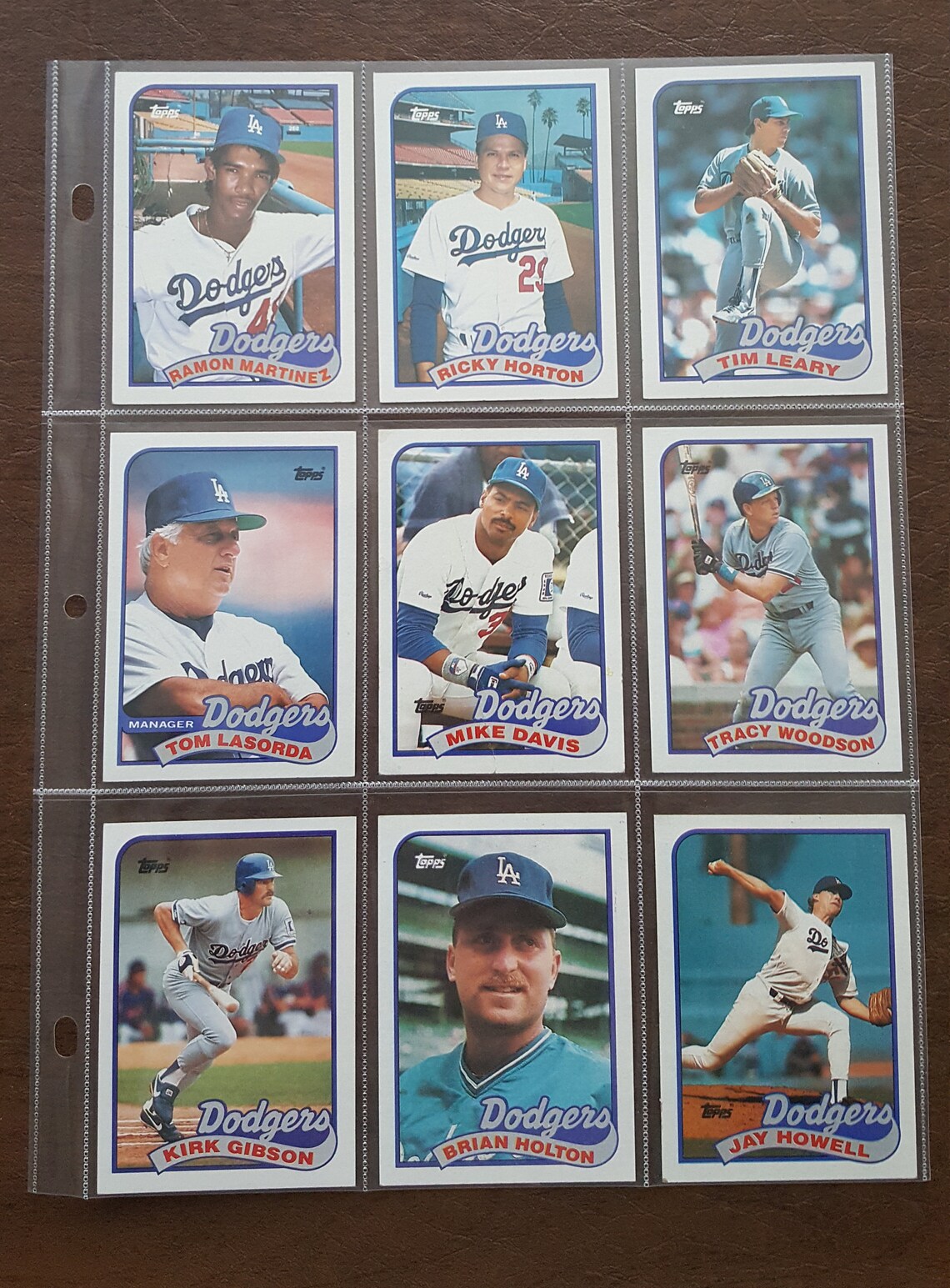1989 Topps Major Leagues Baseball Cards Los Angeles Dodgers Set of 24 - Etsy UK
