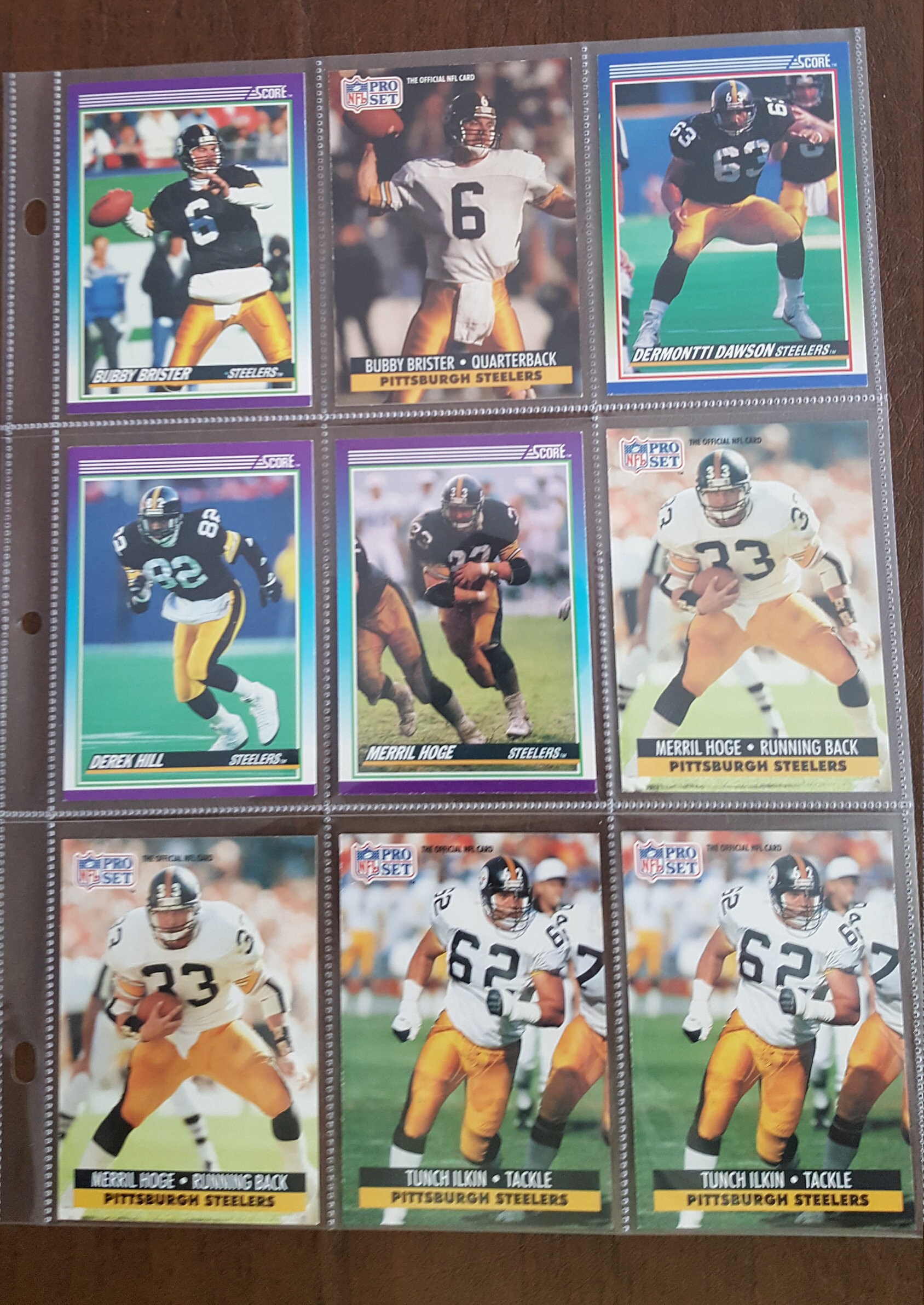 Pittsburgh Steelers Football Cards Set of 14 Pro Set 1991 and - Etsy UK