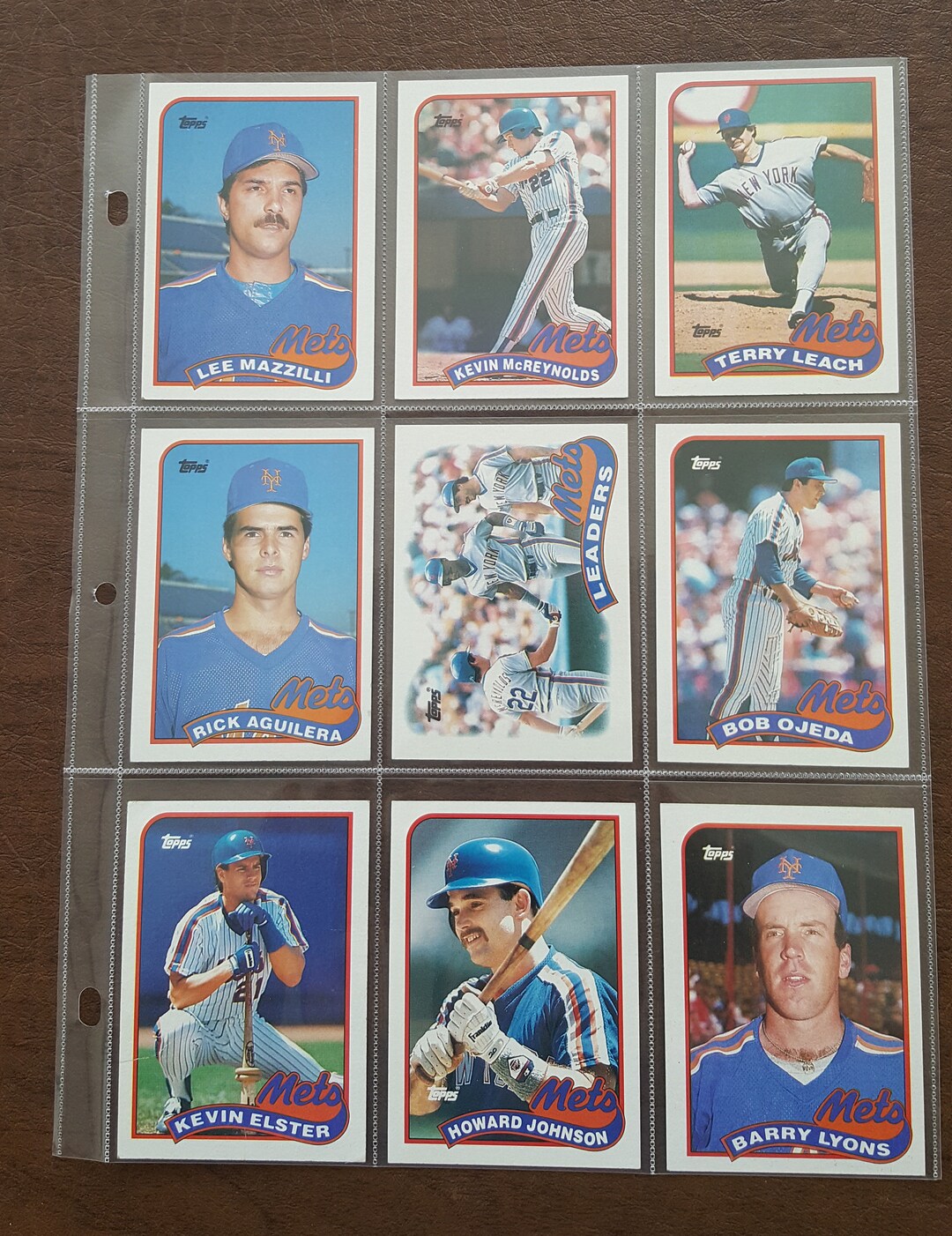 1989 Topps Major Leagues Baseball Cards New York Mets Set of 22 - Etsy