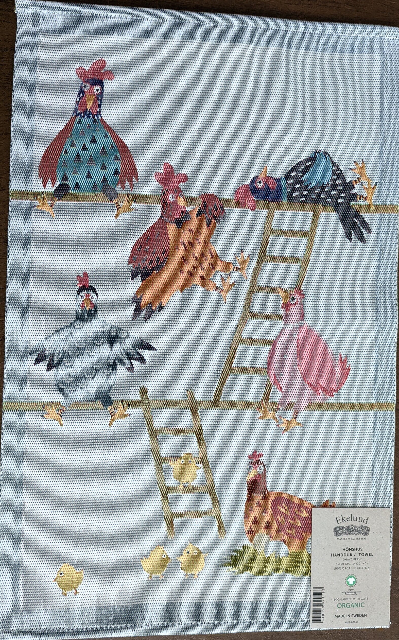 100% Cotton Blue Meadow Towel 14 x 20 by Ekelund Dishcloths & Kitchen ...