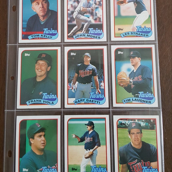 1989 Baseball Cards - Etsy