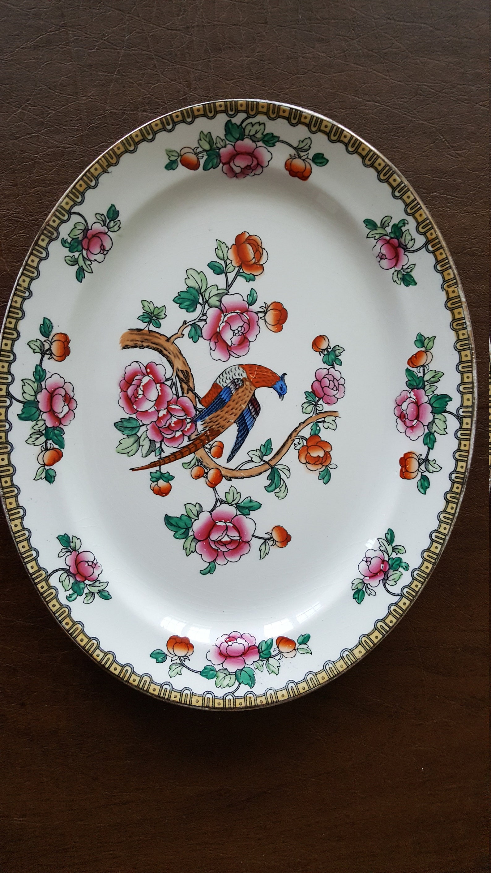Whieldon Ware PHEASANT 10.25 X 8. Oval Plate F. Winkle England - Etsy