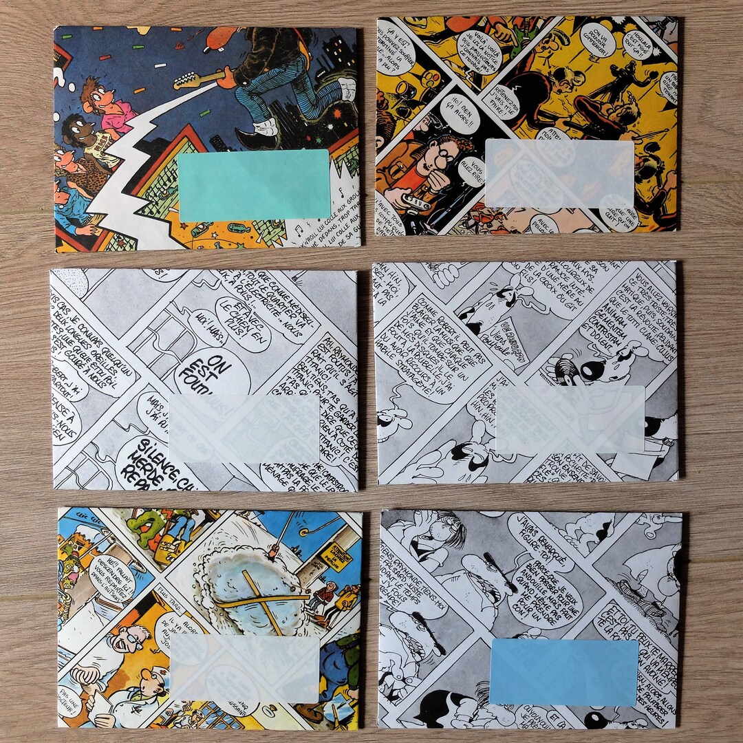 Comic Book Envelopes / Collected Magazine Paper Lot / - Etsy