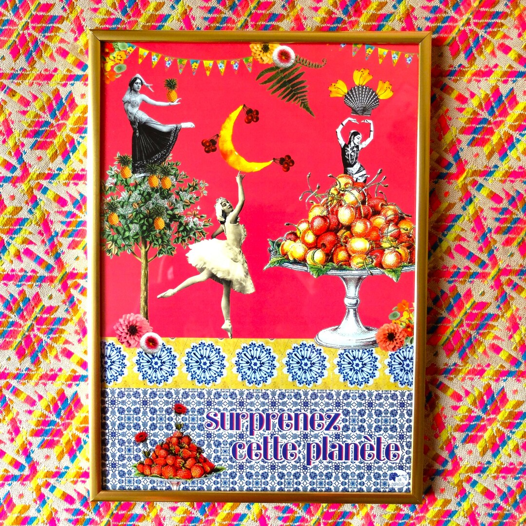 Poster "surprise This Planet" / Dance, Audacity and Woman Power - Etsy