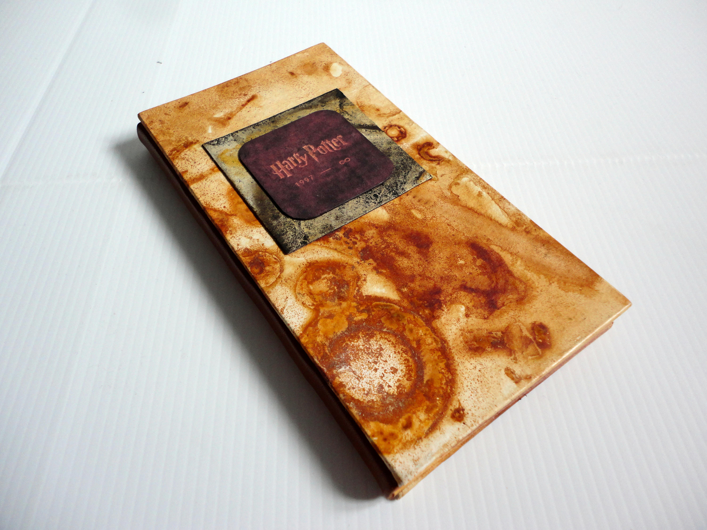 Harry Potter rust Handmade Notebook/journal/diary, Sketchbook/guest ...