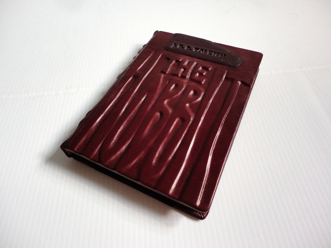 Handmade Leather Bound 'the Hobbit' Book: J.R.R. Tolkien Edition - Etsy