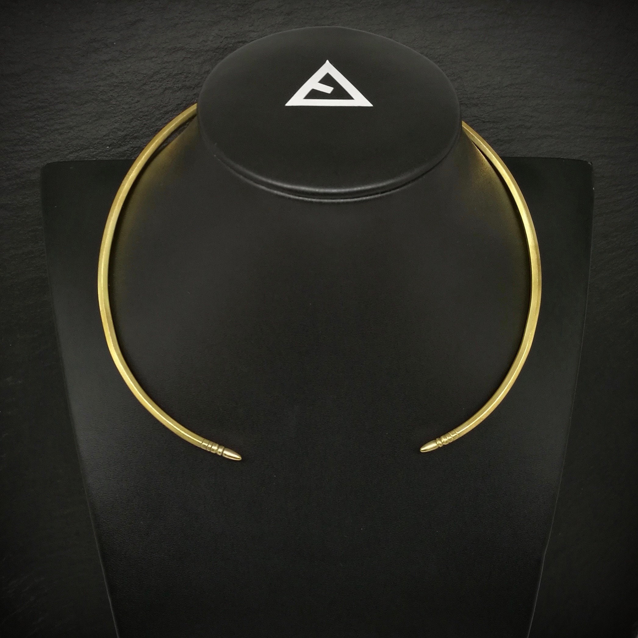 Neck Bangle / Cuff / Metal Choker / Necklace - Etsy