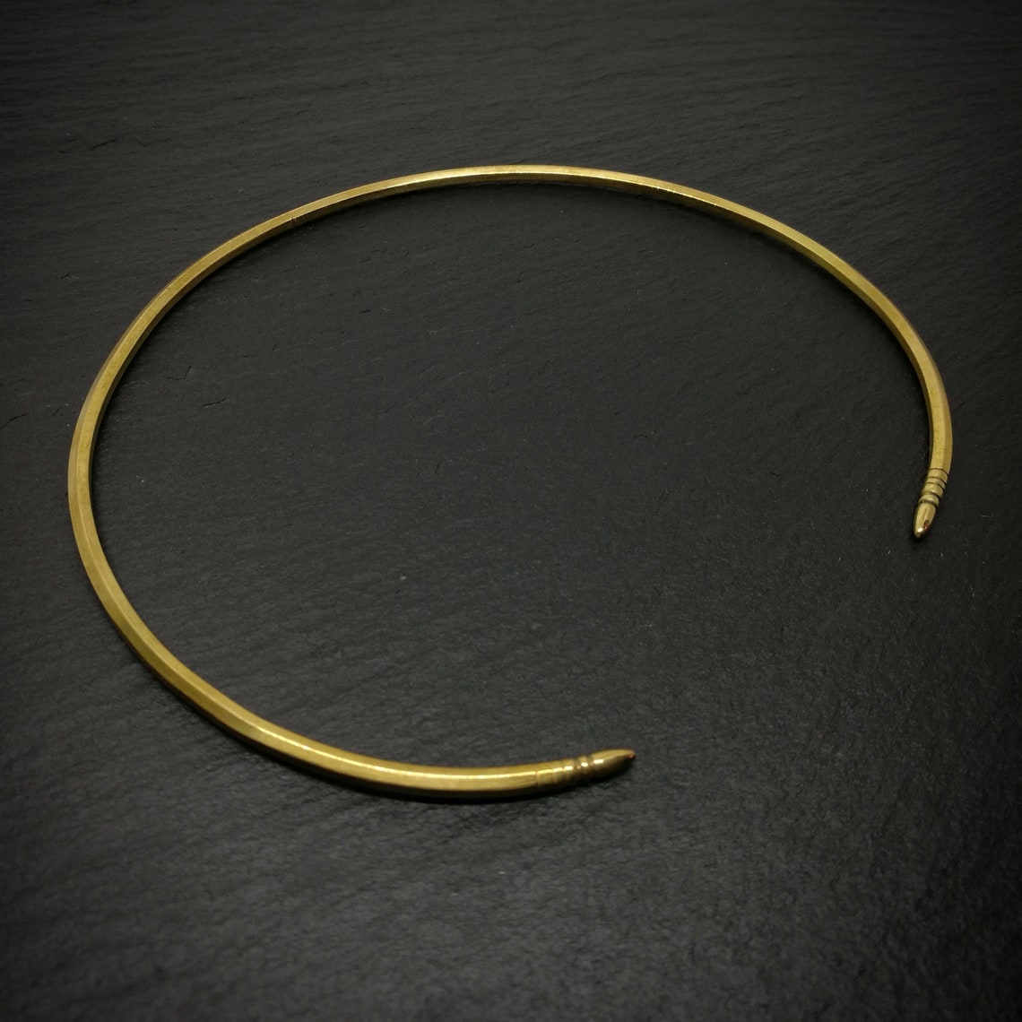Neck Bangle / Cuff / Metal Choker / Necklace - Etsy